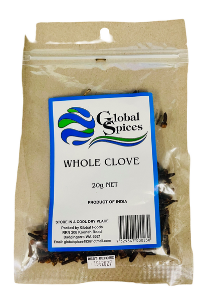Cloves Wholes Packet 20g – Whittingtons