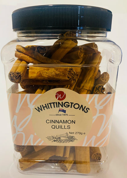 Cinnamon Quills 270g ( Food Service Large Canister ) – Whittingtons